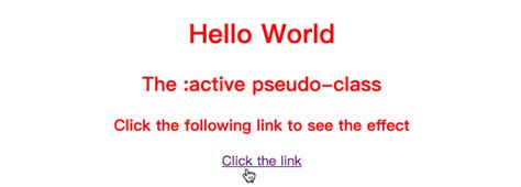 CSS 伪类 CSS基础教程文档 CSS 伪类学习手册 编程宝典