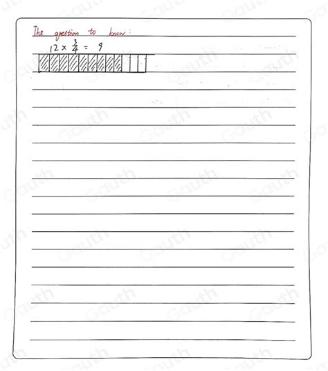 Solved The Strip Below Is Cut Into 12 Equal Bars Shade 3 4 Of This Strip [math]