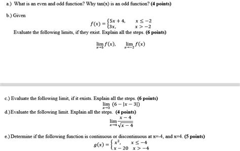 Is A Tan An Even Or Odd Function Discount