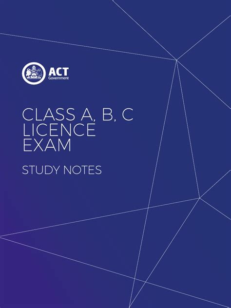 Class A B C Licence Exam Study Note Access Pdf License Building