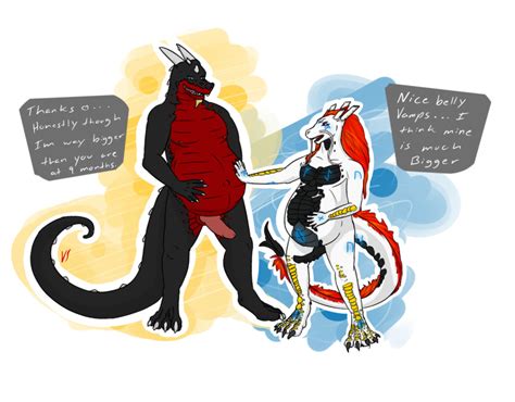 Rule 34 Anthro Dragon Fringecore Hand On Stomach Horn Male Male Pregnancy Nude Penis Pregnant