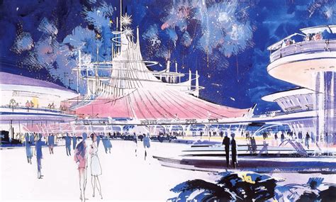 Tomorrowland Magic Kingdom Disney Park Concept Art Wiki Fandom
