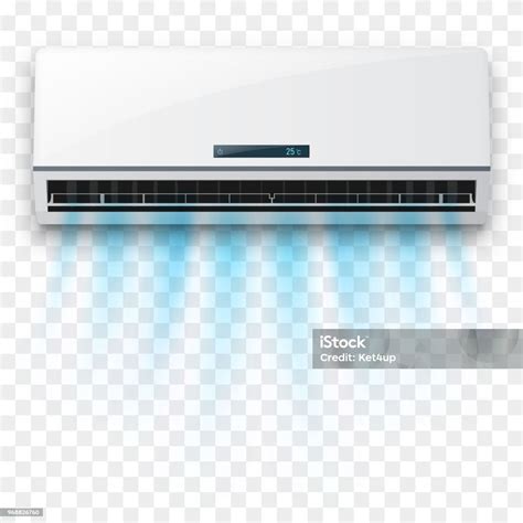 에 어 컨디셔너 투명 한 배경에 고립입니다 벡터 일러스트 레이 션 바람에 대한 스톡 벡터 아트 및 기타 이미지 바람 공기조화 급기관 Istock