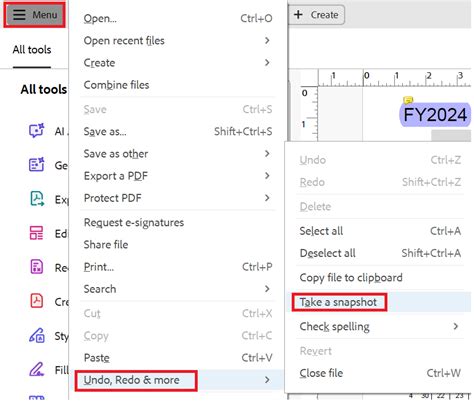 Solved Where Is The Snapshot Option In Acrobat Version 24 Adobe Product Community 14663119