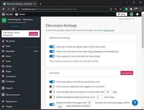 How To Approve Comments Automatically In Wordpress Geeksforgeeks