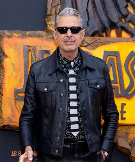 Jeff Goldblum Jurassic World Premiere Leather Jacket Jacketmadness