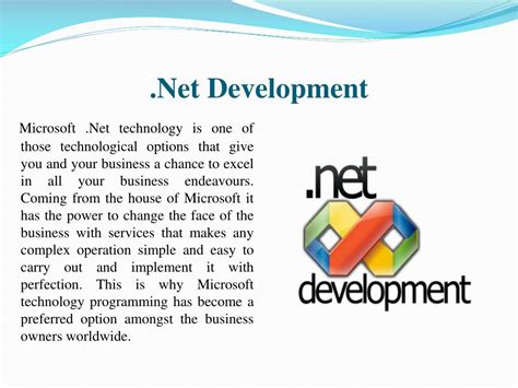 Ppt The Power Of Net Technologies Powerpoint Presentation Free