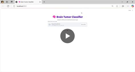 ai braintumordetection deeplearning streamlit machinelearning cnn
