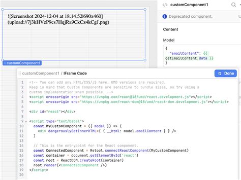 adding isolated html without extra styles 💬 app building retool forum
