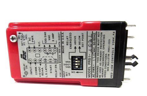 New Red Lion Controls Prs1 1021 Relay Module Prs11021 Sb Industrial Supply Inc