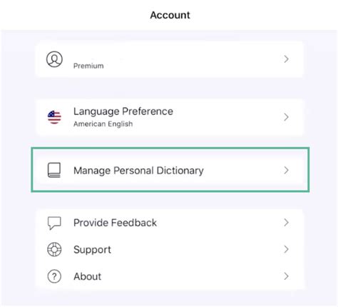 Managing Your Settings In Grammarly For IPad Grammarly Support