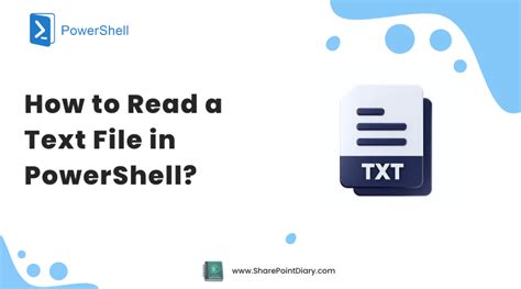 How To Read A Text File In PowerShell Using Get Content SharePoint Diary