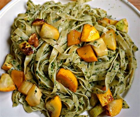 Pasta With Arugula Pesto And Zucchini Belgian Foodie