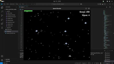 Create A Space Shooter Game Using Python PyGame PySeek