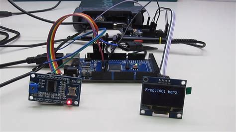 Frecuencimetro Con Arduino Uno Y Display Oled Sh1106 RogerBit