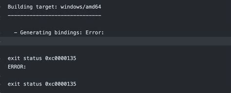 bindings build fail on windows server gh action · issue 1905 · wailsapp wails · github