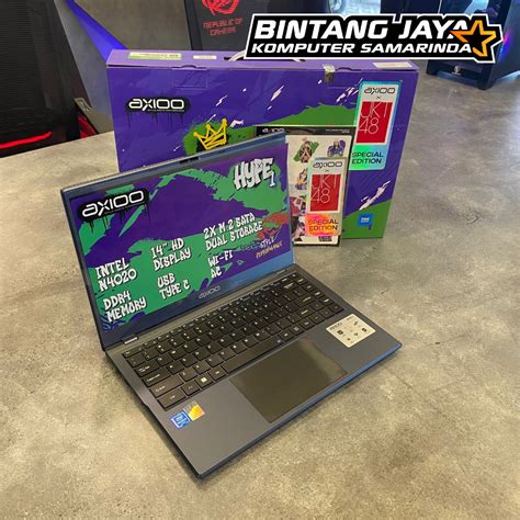 Jual Laptop Axioo Hype X Jkt Collab Intel Celeron N Gb Gb