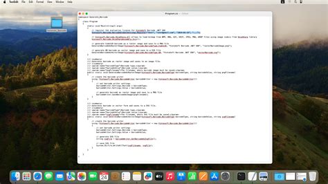Generate Barcode In MacOS Using Console NET Application