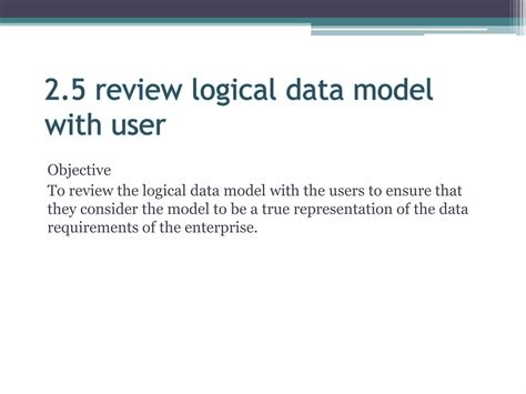 Methodology Logical Database Design For The Relational Pptx