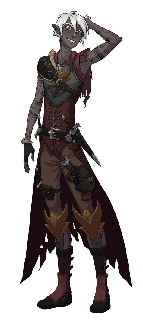Pettifog Draws Things — This Is Fenic The Half Elf Drow Rogue Fresh