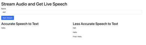 how to stream audio to a browser with websockets symbl ai