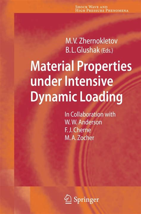 Material Properties Under Intensive Dynamic Loading 1st Edition
