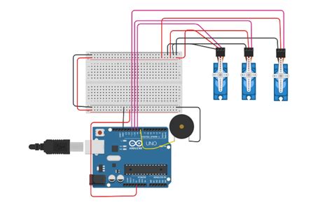 Circuit Design Iot Mini Project Tinkercad