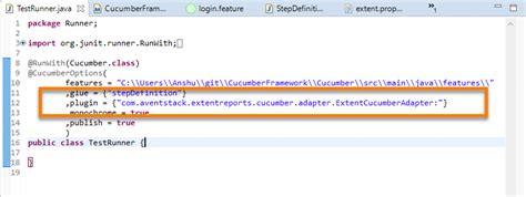 How To Set Up Extent Report For Cucumber Junit Project