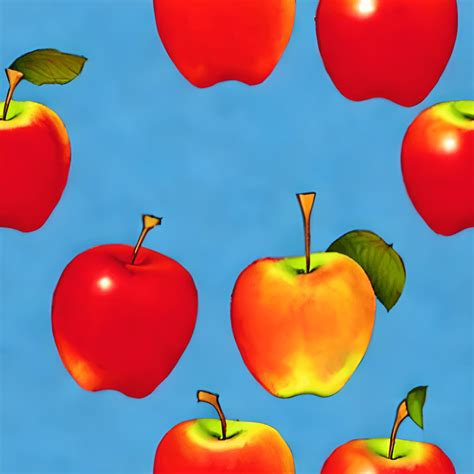 Animated Apples Pattern · Creative Fabrica