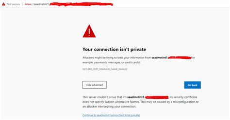 Neterrcertcommonnameinvalid Error Rssl