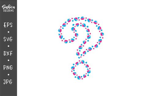 Gender Reveal Question Mark Graphic By Sashica Designs Creative Fabrica