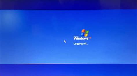 Windows Xp Logoff Youtube
