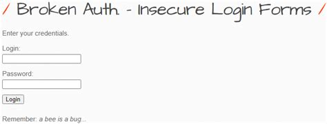 Bwapp 2 Broken Authentication Insecure Login Forms 어니언의 하루 공부