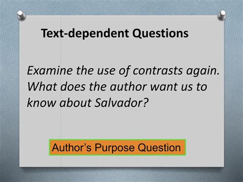 PPT Text Dependent Questions PowerPoint Presentation Free Download