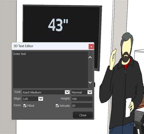 3d Text Editor Not Working Extensions Sketchup Community
