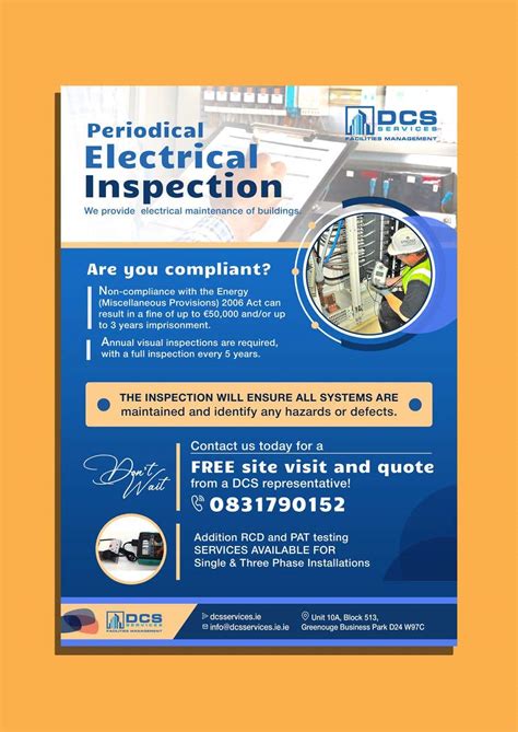 Entry 118 By Mahmudmas For Flyers Design For Periodical Inspection