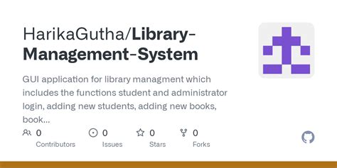 Github Harikagutha Library Management System Gui Application For Library Managment Which