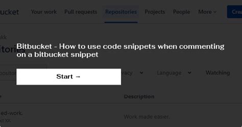 Bitbucket How To Use Code Snippets When Commenting On A Bitbucket Snippet Bitbucket How To Use Code Snippets When Commenting On A Bitbucket Snippet