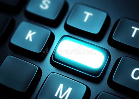 Computer Keyboard Key With Blank Empty Space To Add Letters Text Logo Or Design Ai