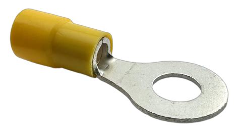 Insulated Ring Terminals For 12 10 Awg And 1 4 Screw Vinyl Insulation Autron Supply Co