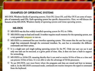 Operating Systems PPT