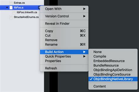 c how to bind an objective c static library to xamarin ios stack