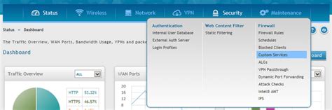 how to setup load balancing with multiple wan links dsr series fw 2 x