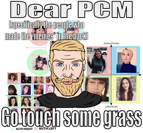 Go Touch Grass Rpoliticalcompassmemes