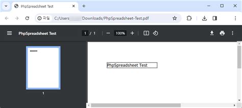 Phpspreadsheet Mpdf를 사용해 Pdf 문서 저장하기 Windows Cloud Log