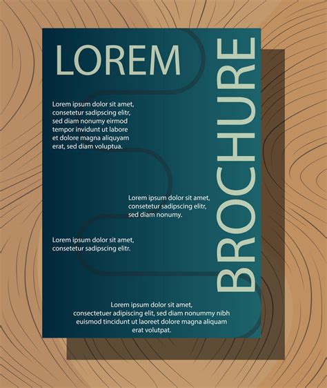 브로셔 전단지 디자인 레이아웃 템플릿 크기 A4 벡터 Eps Ai Uidownload