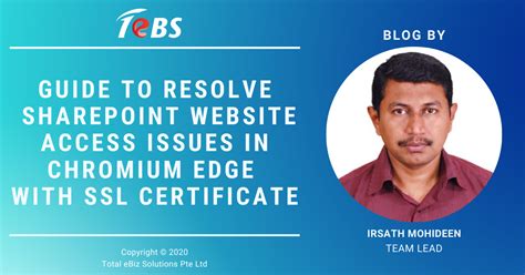 Resolution Guide On Sharepoint Website Access Issues