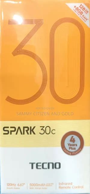 Tecno Spark C Mobile Phones In Ghana For Sale Prices On Jiji Com Gh