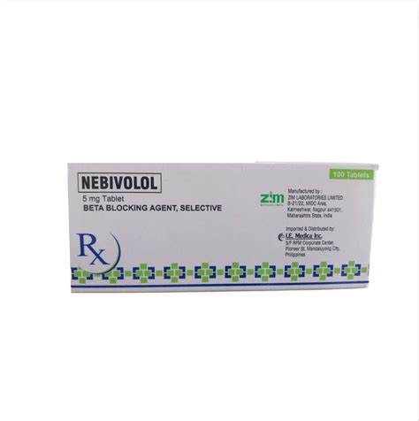 Nebil Nebivolol 5mg Tablet X 1s Xalmeds